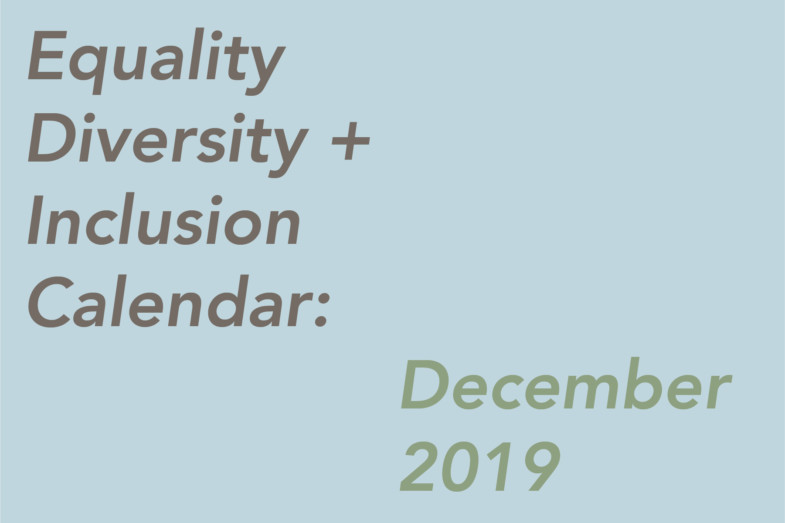 Equality, Diversity + Inclusion Calendar - Sarah Wigglesworth Architects