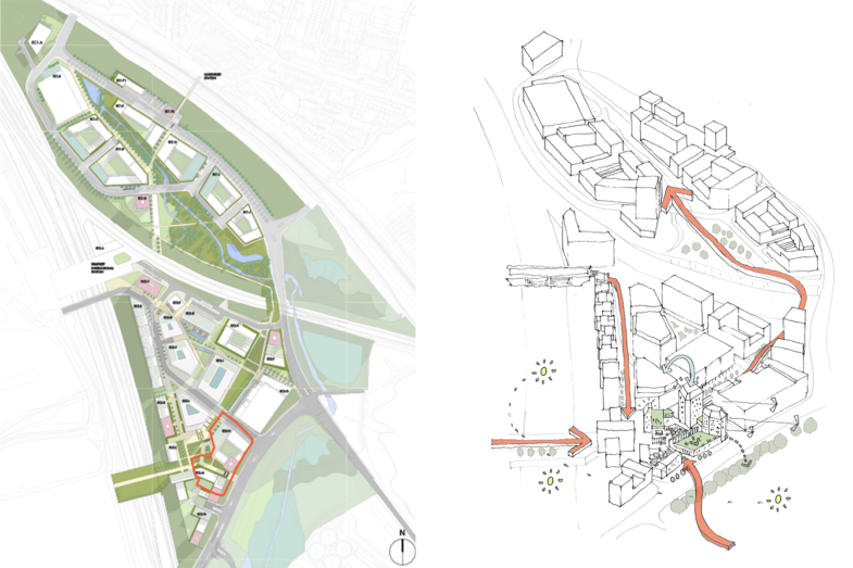 Health & Wellbeing Hub and Housing at Ebbsfleet - Sarah Wigglesworth Architects